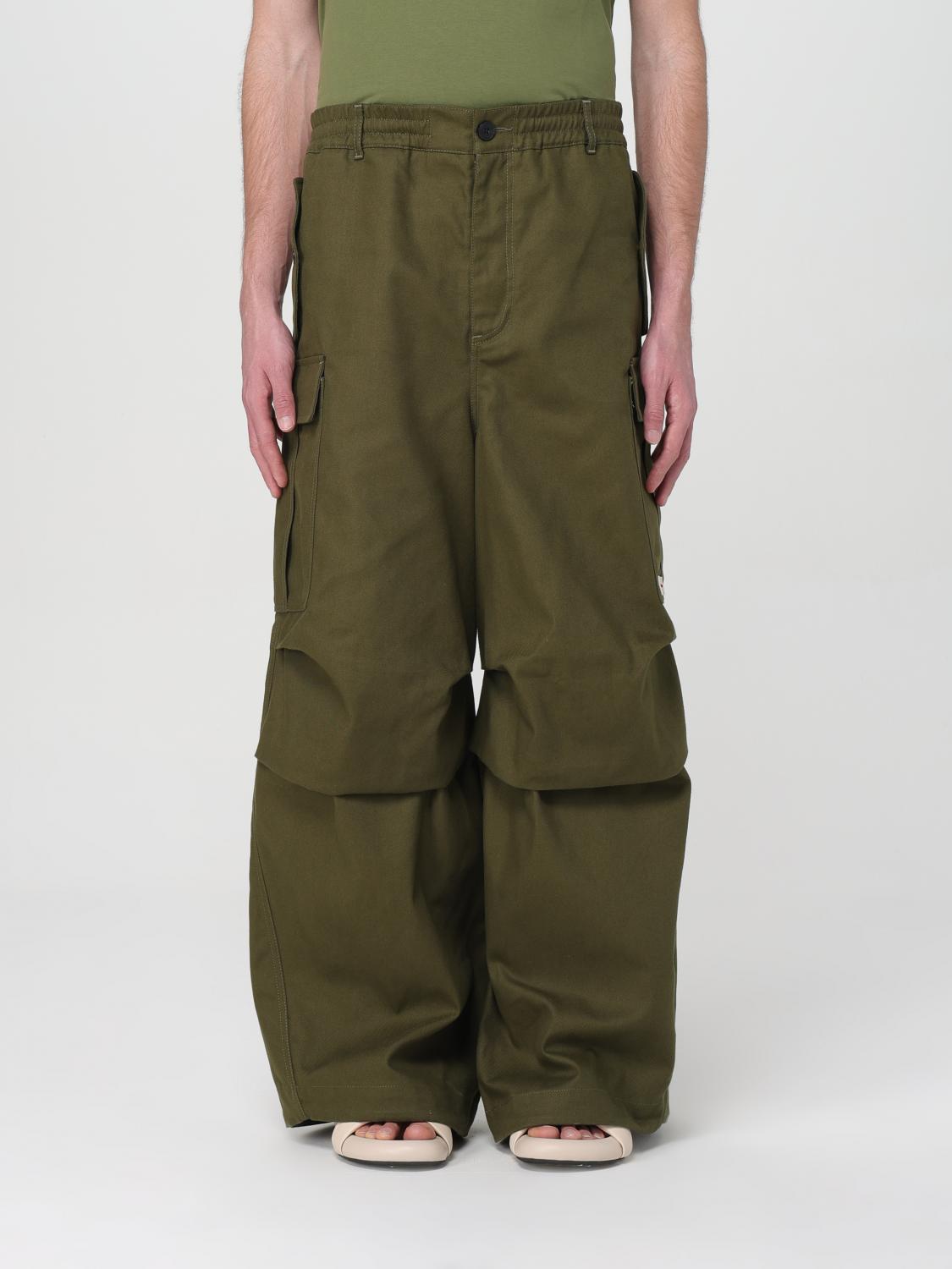 MARNI: Pants men - Green | Marni pants PUMU0247AXUTC310 online at ...