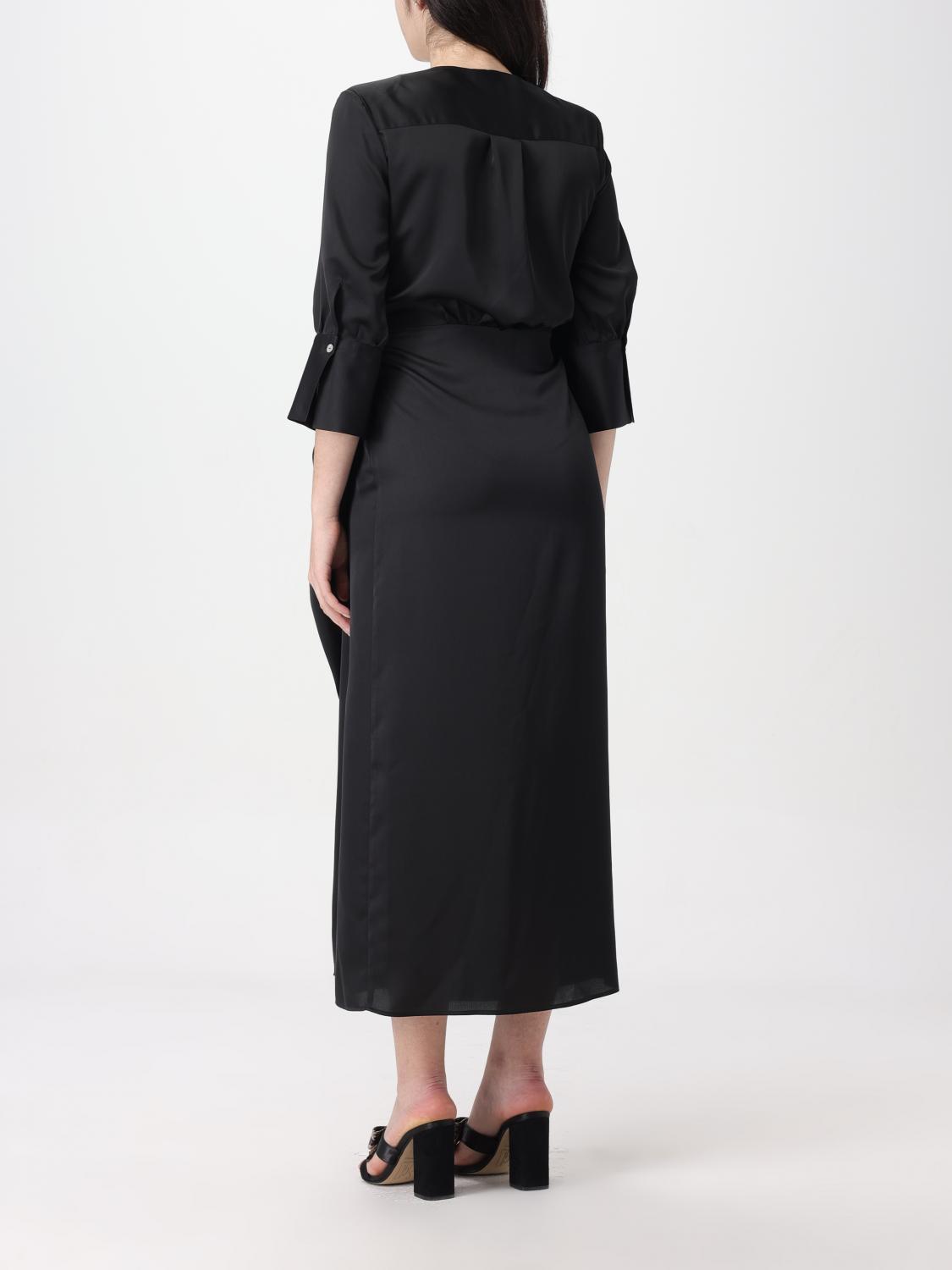 Hanita Dress woman - Black | H.V3389SA.3841 | GIGLIO.COM