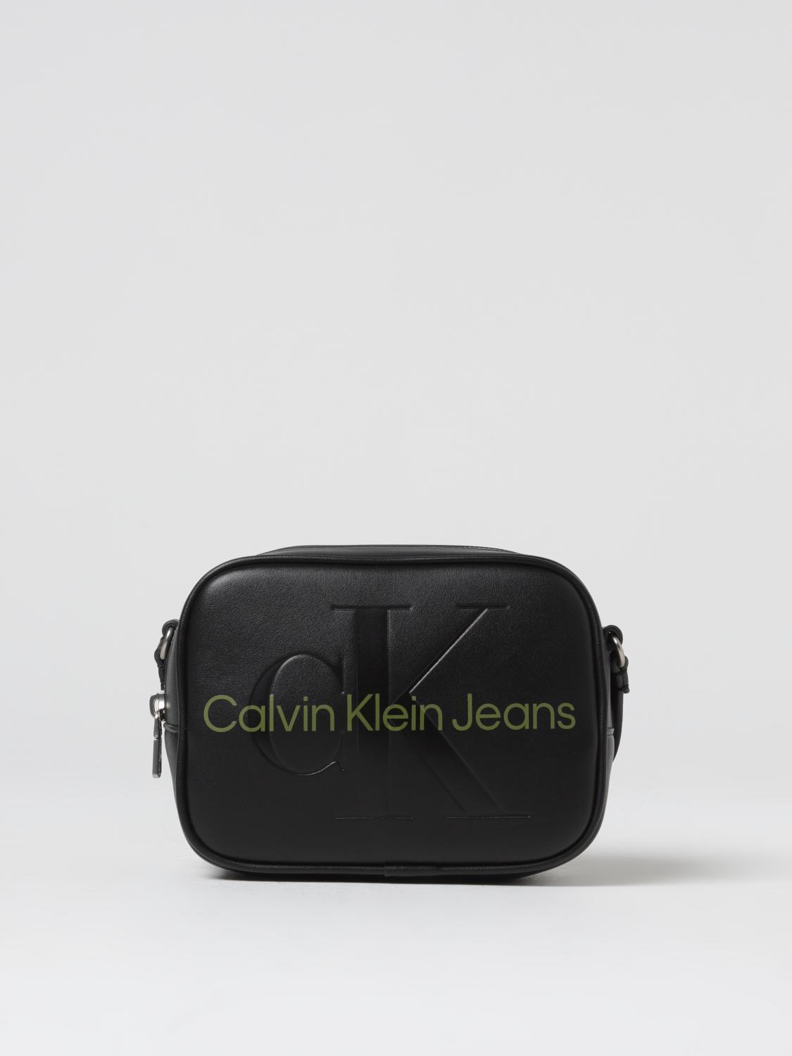 CALVIN KLEIN: Shoulder bag woman Ck Jeans - Black | Calvin Klein mini ...