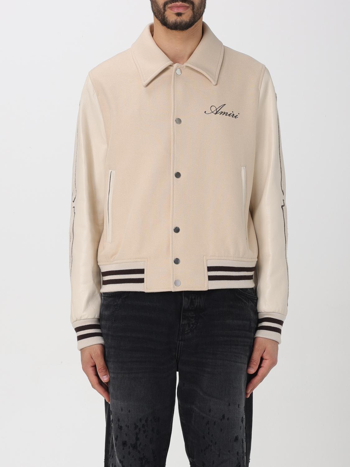 AMIRI: Jacket men - Yellow Cream | Amiri jacket AMOUVY1002 online at ...