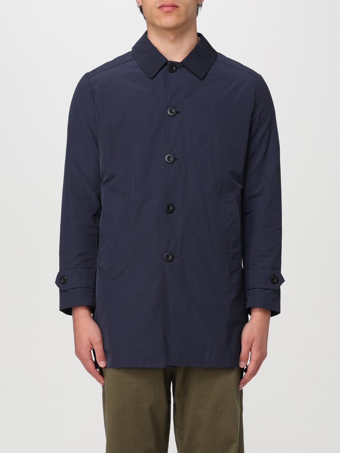PALTO': Coat men - Blue | Palto' jacket B42PUFLAVPOT online at GIGLIO.COM