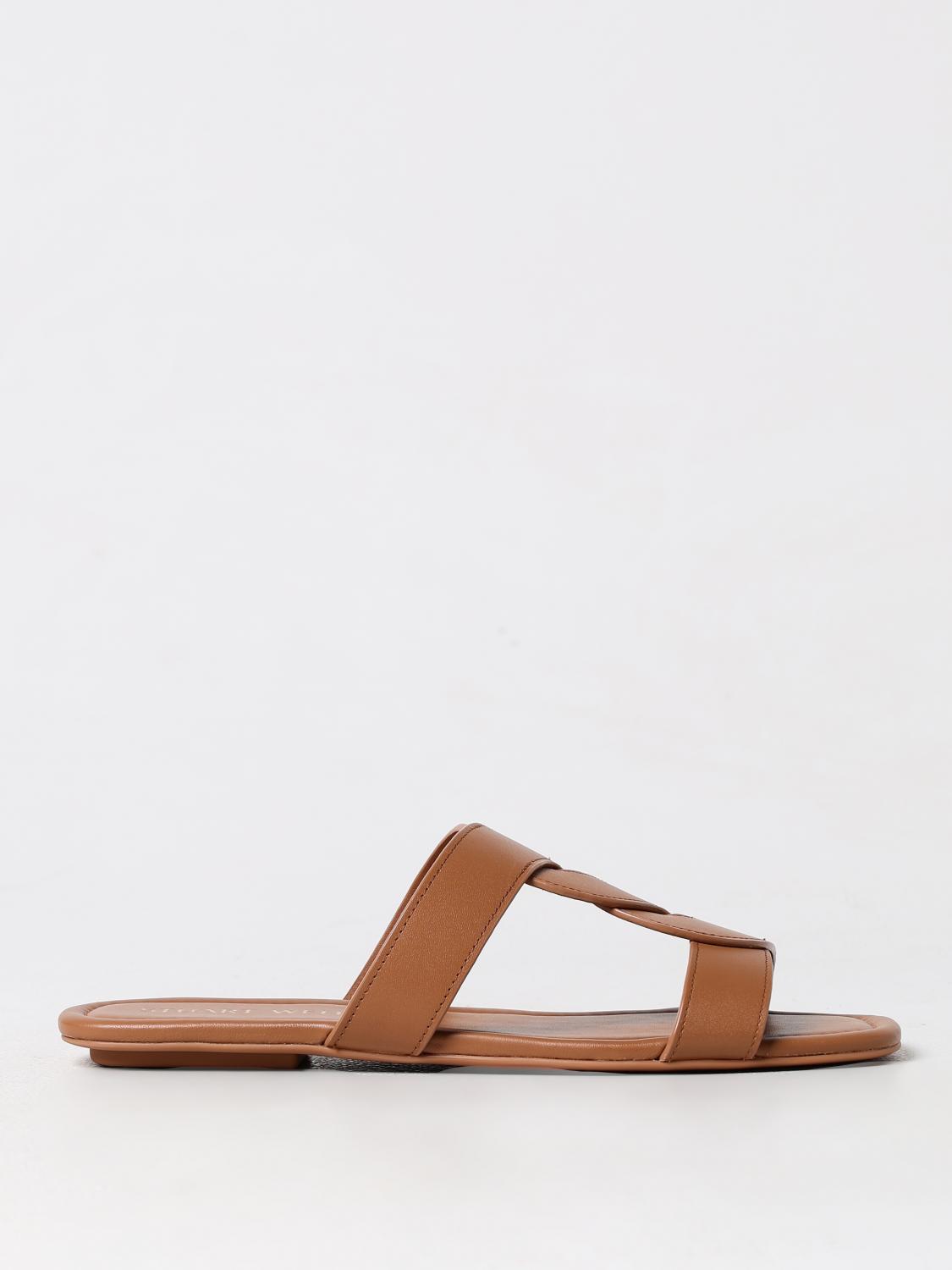 STUART WEITZMAN: Shoes woman - Leather | Stuart Weitzman flat sandals ...