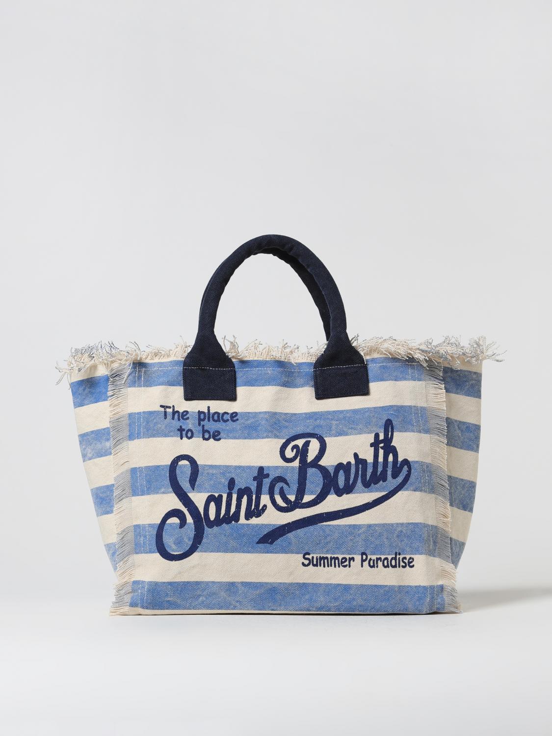 MC2 SAINT BARTH: Shoulder bag woman - Gnawed Blue | Mc2 Saint Barth ...