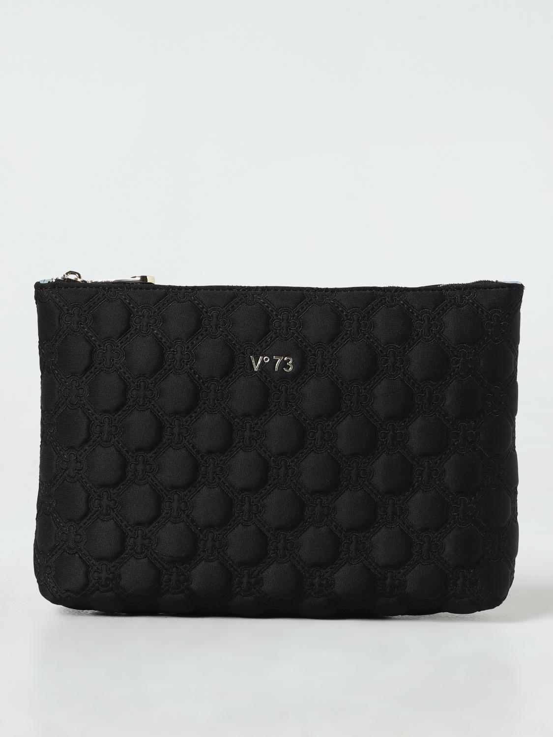 V73: Shoulder bag woman - Black | V73 clutch 73BE7UR558 online at GIGLIO.COM