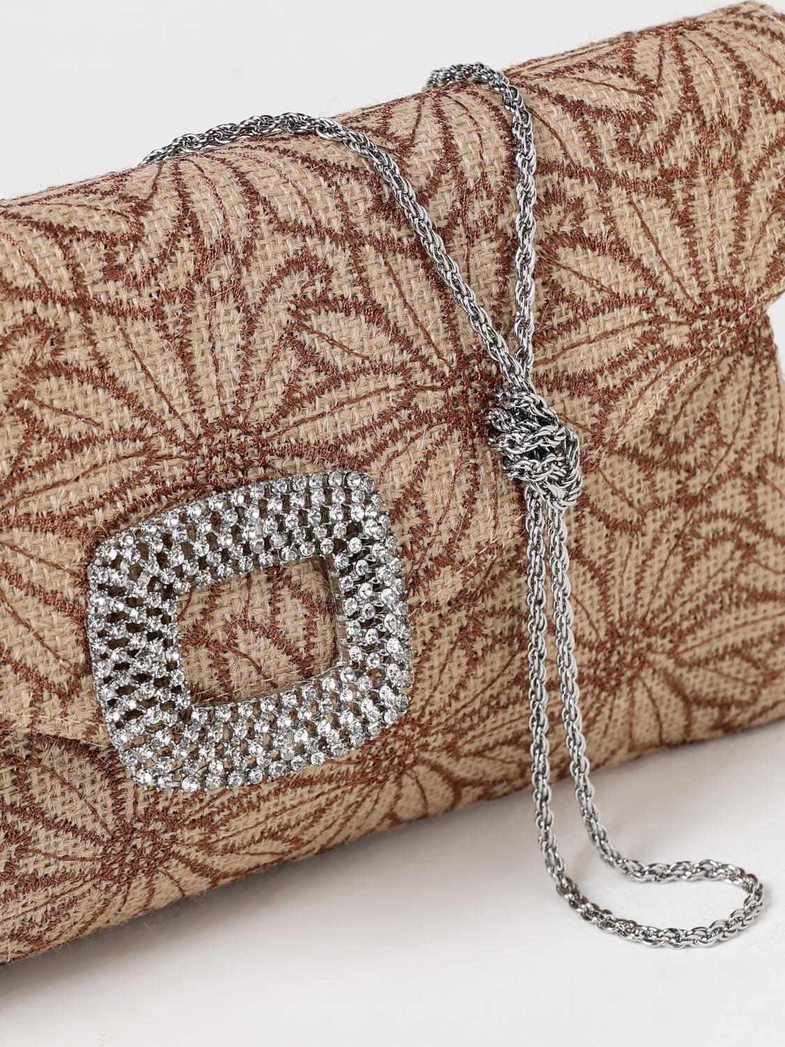 Twenty Fourhaitch Shoulder bag woman - Natural | EARTH RAFIA | GIGLIO.COM