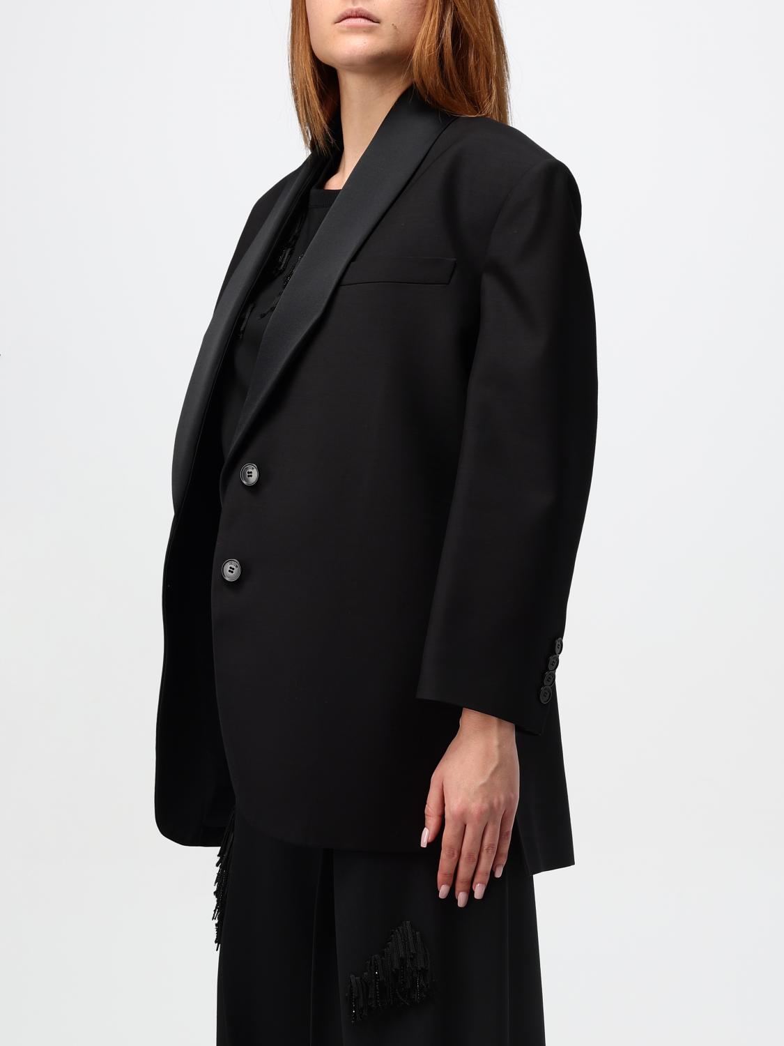 DEL CORE: Blazer woman - Black | Del Core blazer J00100 2T0897 online ...