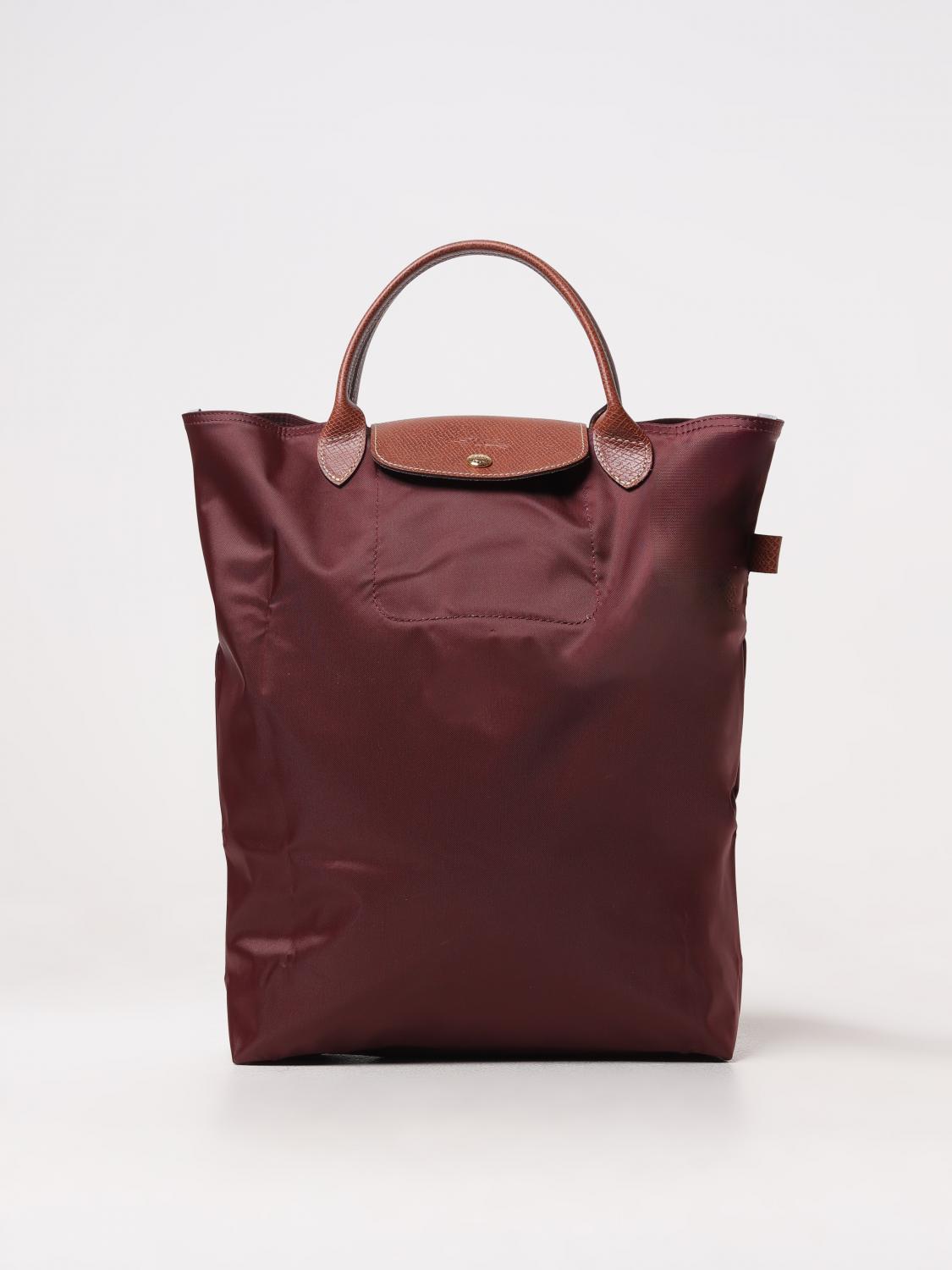 LONGCHAMP: Shoulder bag woman - Burgundy | Longchamp handbag 10168 089 ...