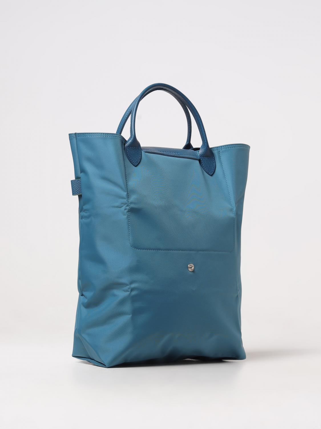 Longchamp Outlet: Shoulder bag woman - Denim | Longchamp handbag 10168 ...