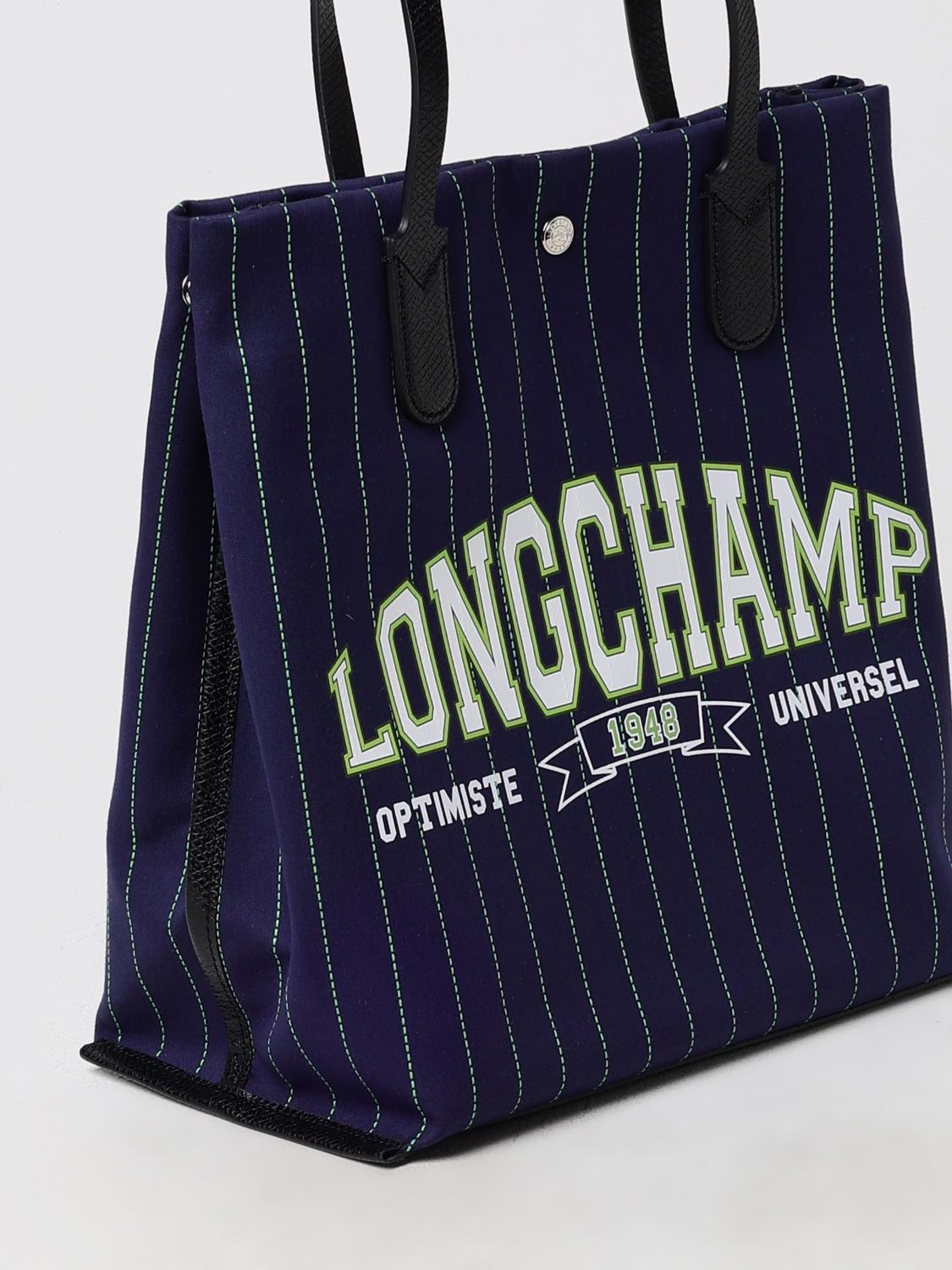 Longchamp Outlet: Shoulder bag woman - Blue | 10090 HFD | GIGLIO.COM