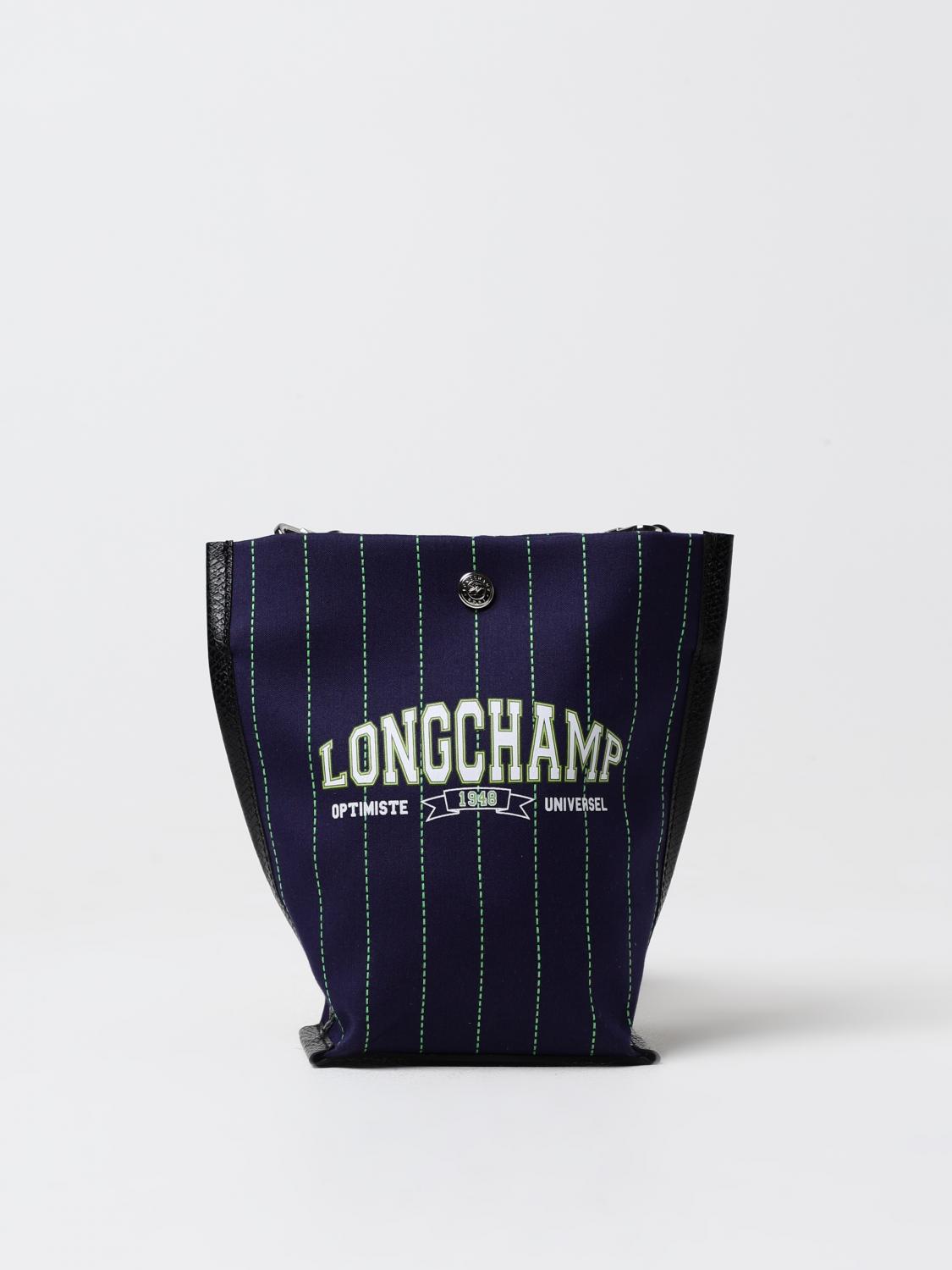 Longchamp Outlet: Shoulder bag woman - Blue | 10257 HFD | GIGLIO.COM