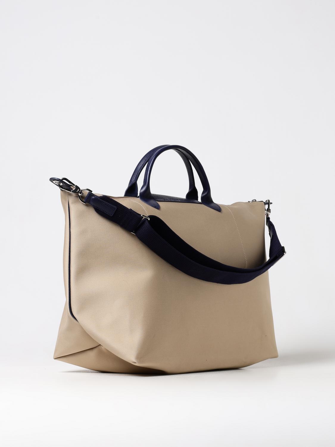 Longchamp Outlet: Shoulder bag woman - Beige | Longchamp travel case ...