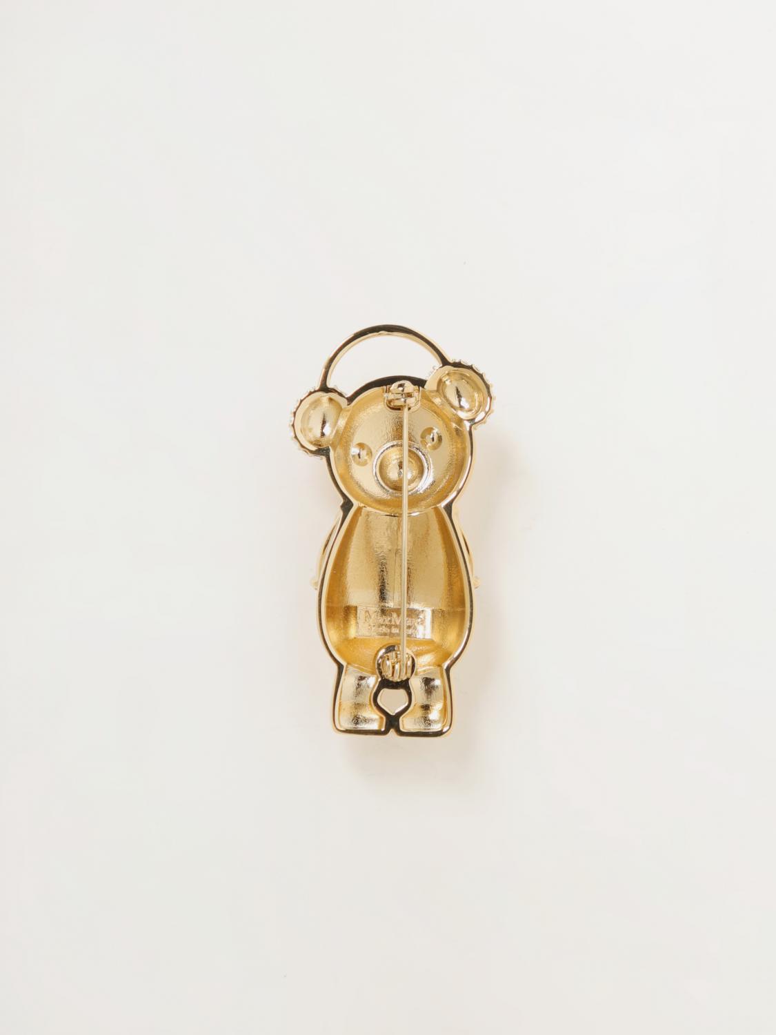 MAX MARA: Jewel woman - Gold | Max Mara brooch 2424756102600. online at ...