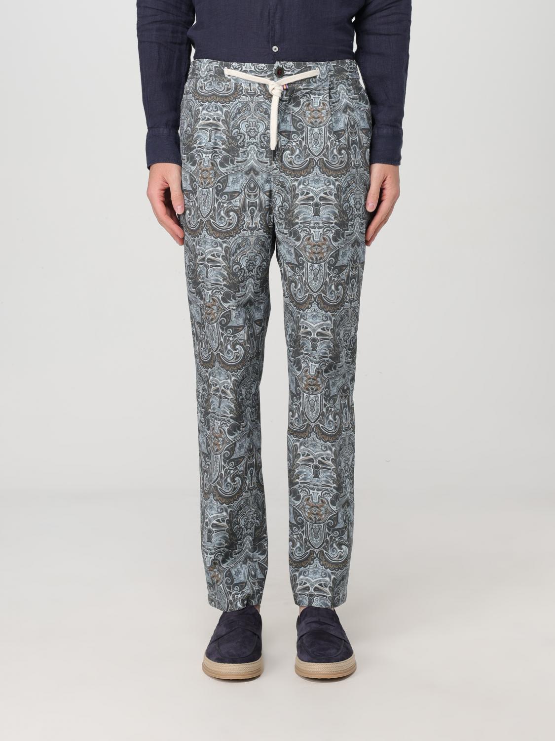 BARONIO: Pants men - Multicolor | Baronio pants S24814 SHELBY online at ...