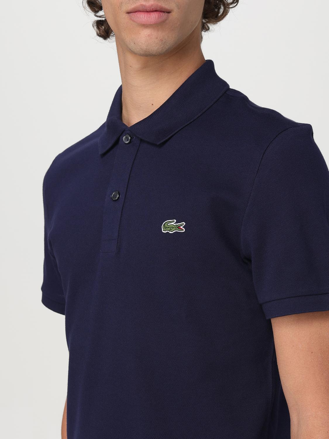 LACOSTE: Polo shirt men - Blue | Lacoste polo shirt PH4012 online at GIGLIO.COM
