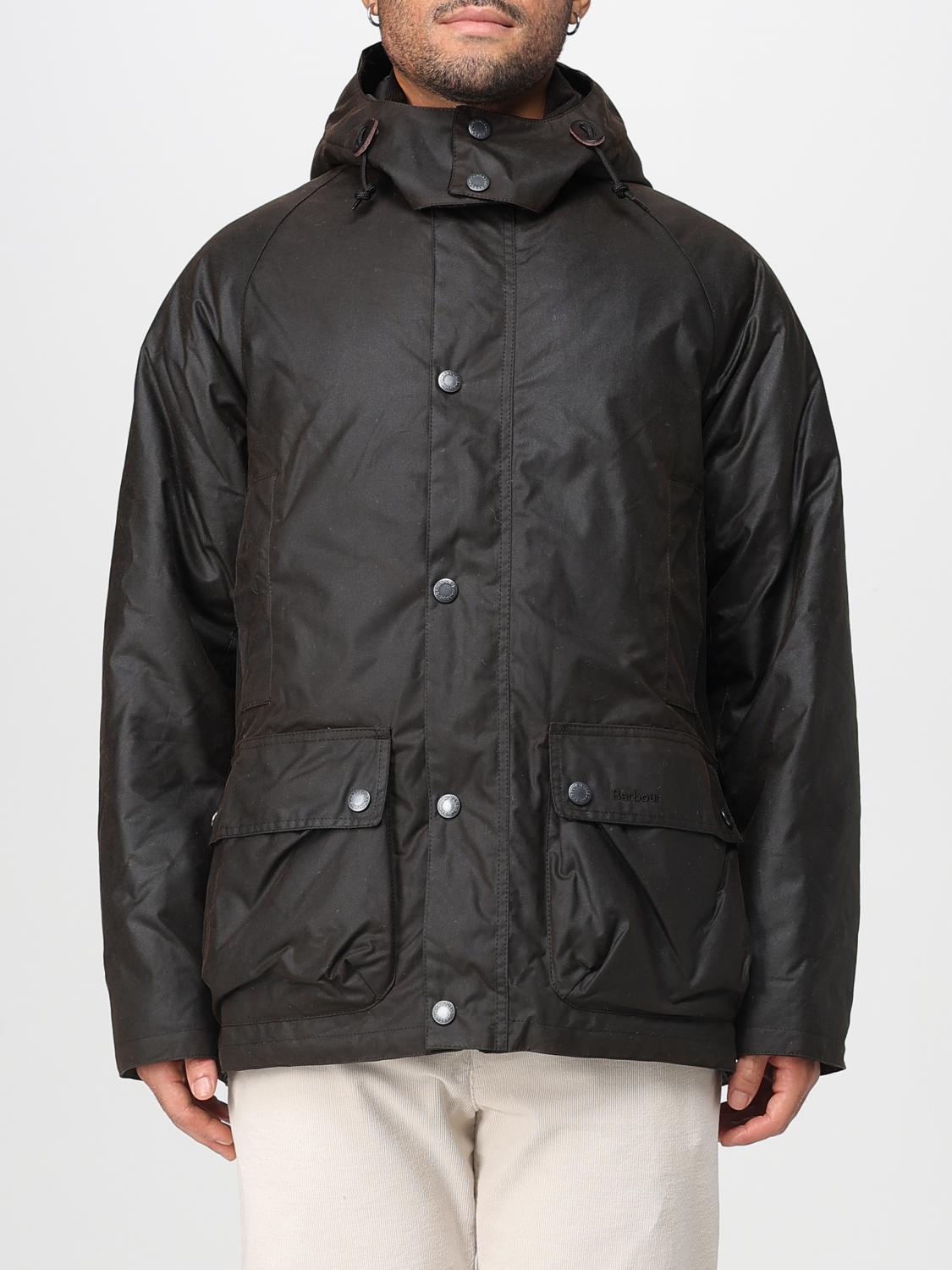 BARBOUR: Jacket men - Brown | Barbour jacket MWX2347 online at GIGLIO.COM