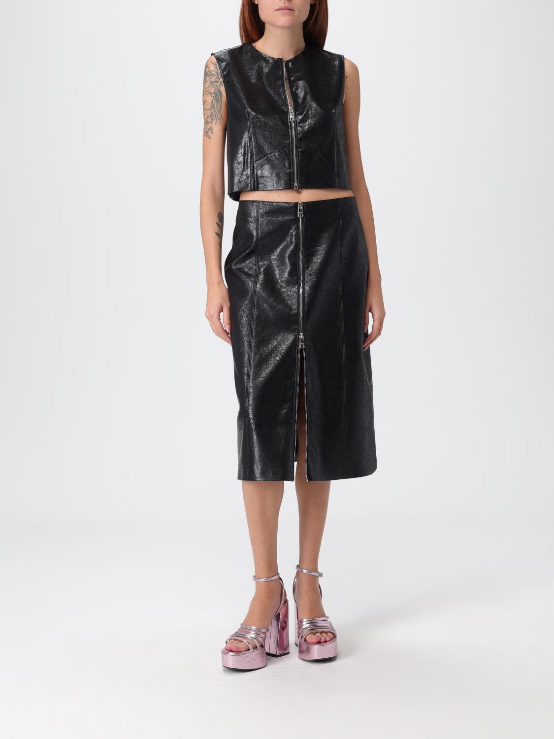 MSGM: Blazer woman - Black | MSGM top 3941MDT03257616 online at GIGLIO.COM