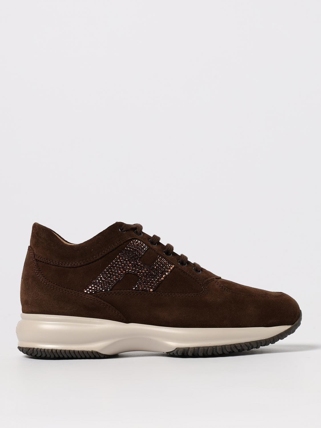 HOGAN: Sneakers damen - Braun | Hogan Sneakers HXW00N02011UH6 online ...