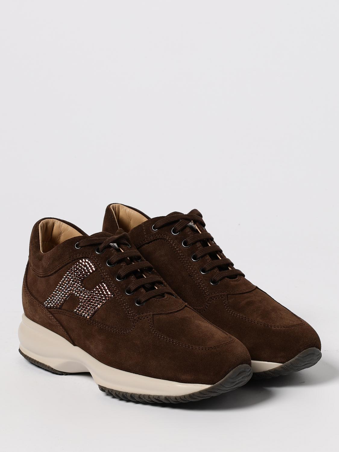 HOGAN: Sneakers damen - Braun | Hogan Sneakers HXW00N02011UH6 online ...