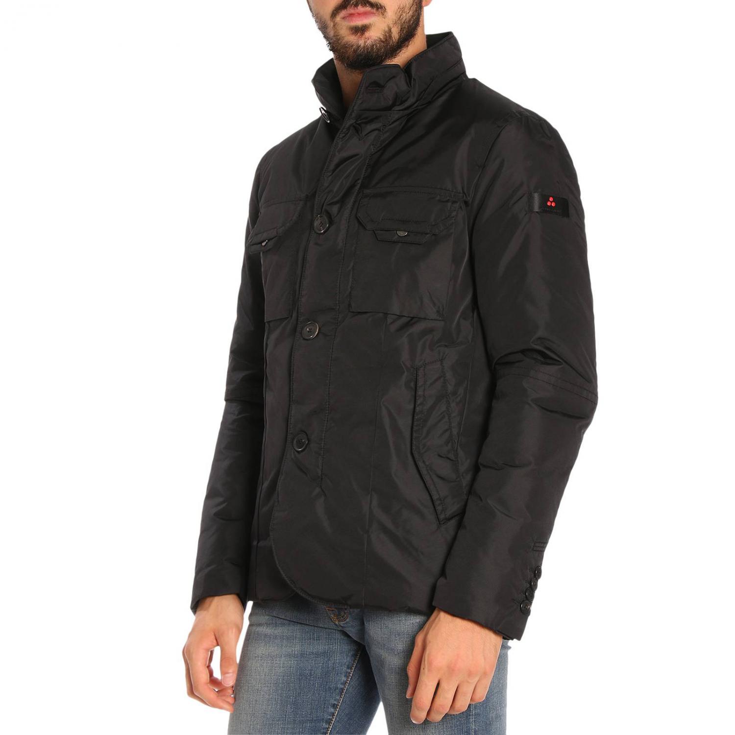 Peuterey Piumino Benson OXF 08 in nylon intreccio Oxford con 4 tasche ...