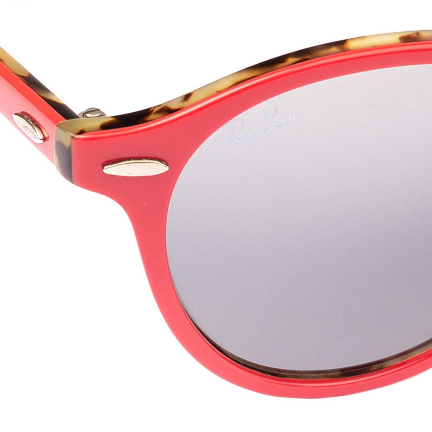 RAY-BAN: Sunglasses women - Burgundy | Ray-Ban sunglasses RB7118 online ...