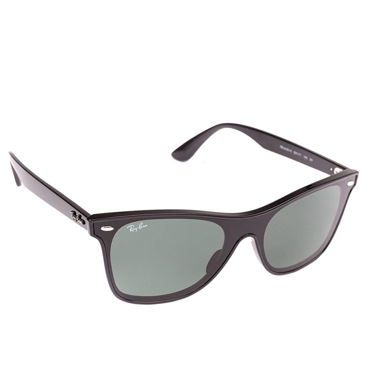 RAY-BAN: Occhiali uomo - Nero | Occhiali Da Sole Ray-Ban RB4440N online ...