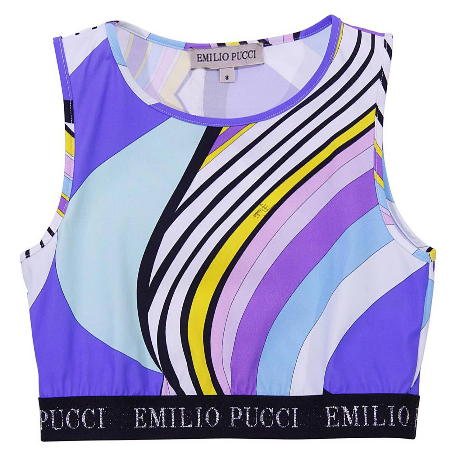 PUCCI: Top kids - Multicolor | Pucci top 9J0039 JB710 online at GIGLIO.COM