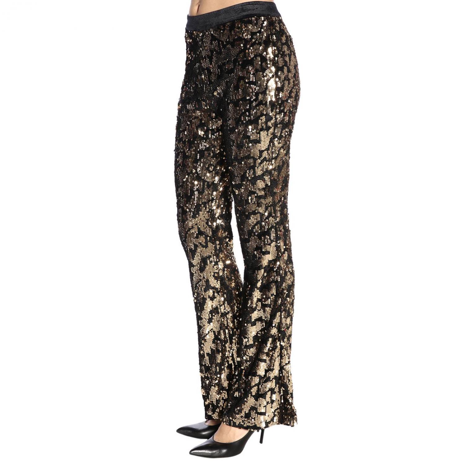 Forever Unique Pants women - Gold | REBEL WF8606 | GIGLIO.COM