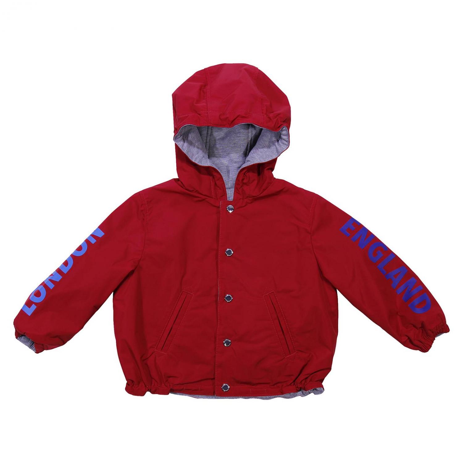 BURBERRY INFANT: Coat kids - Red | Burberry Infant coat 8006964 online ...