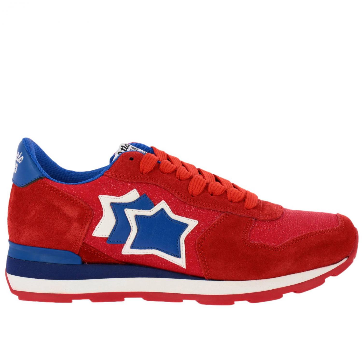 ATLANTIC STARS: Sneakers women - Red | Atlantic Stars sneakers VEGA FUR ...