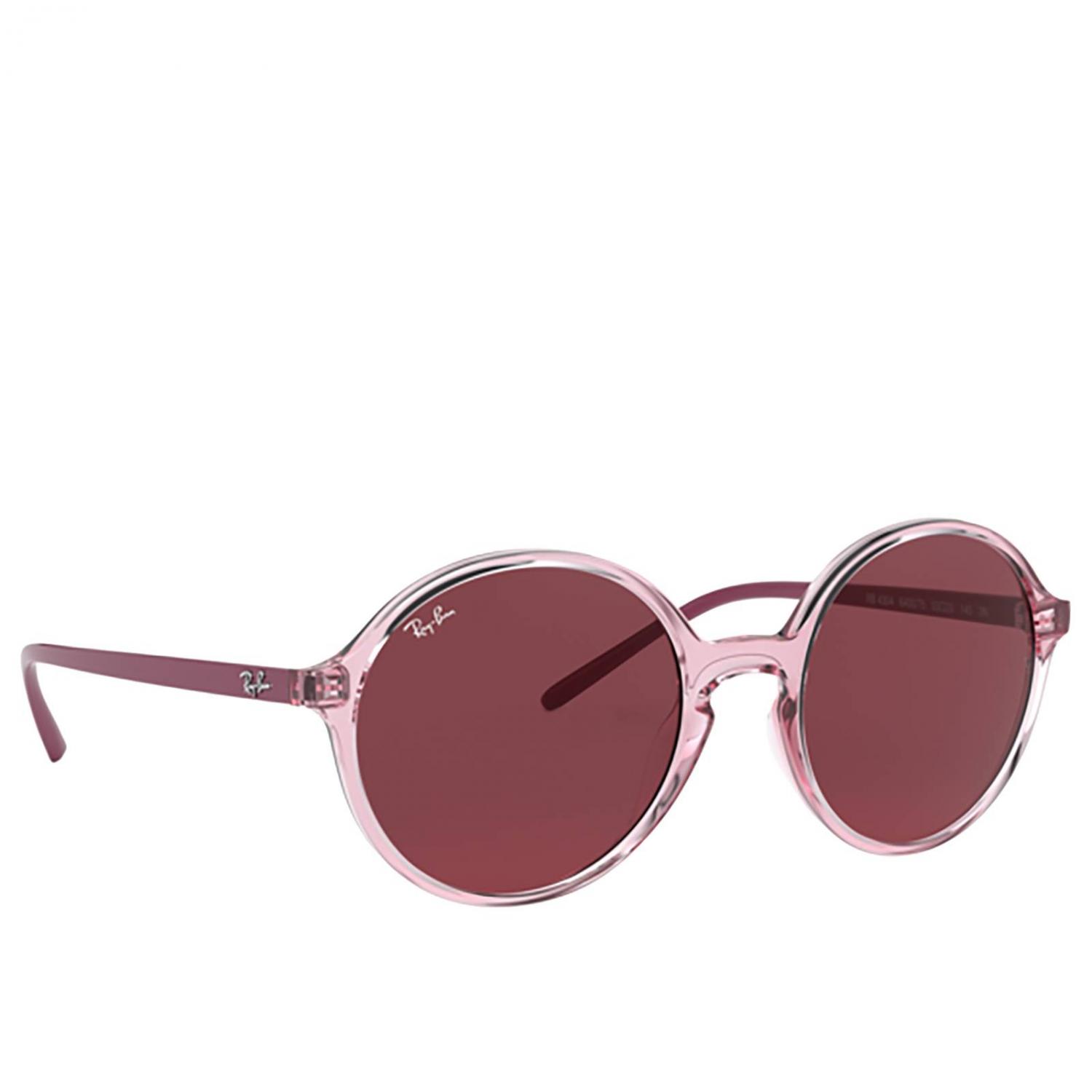 RAY-BAN: Glasses women - Pink | Ray-Ban sunglasses RB4304 online at ...