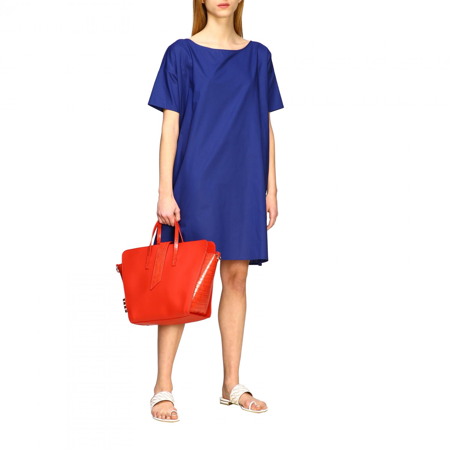 MANILA GRACE: Vestido mujer , Azul Oscuro | Vestido Manila Grace A575CA ...