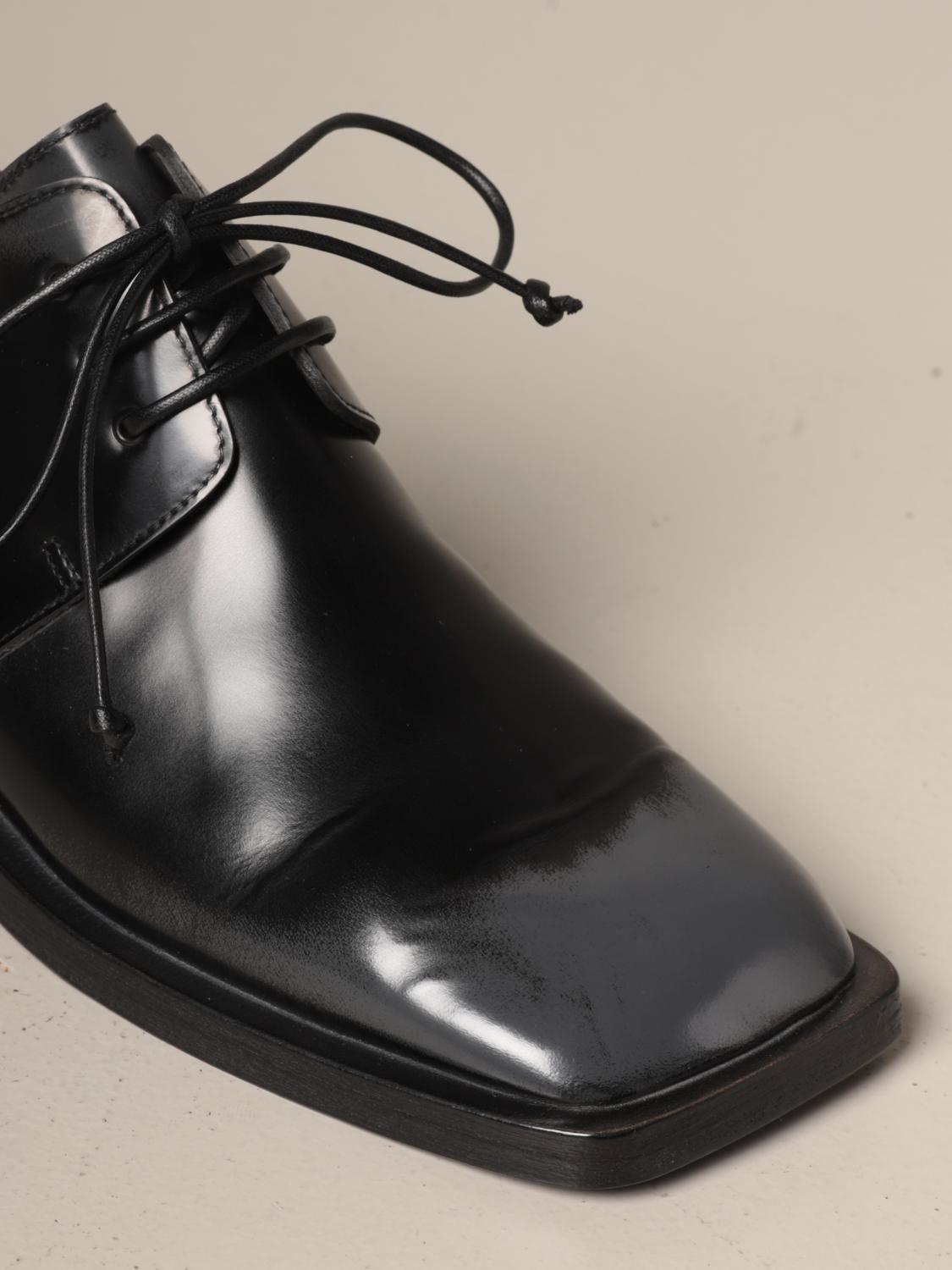 MARSÈLL: Derby Spatoletto in pelle - Nero | Stringate Marsèll ...