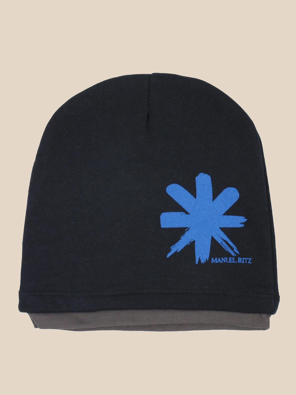 MANUEL RITZ：帽子 ボーイ - ブルー | GIGLIO.COMオンラインのManuel Ritz 帽子 mr0903