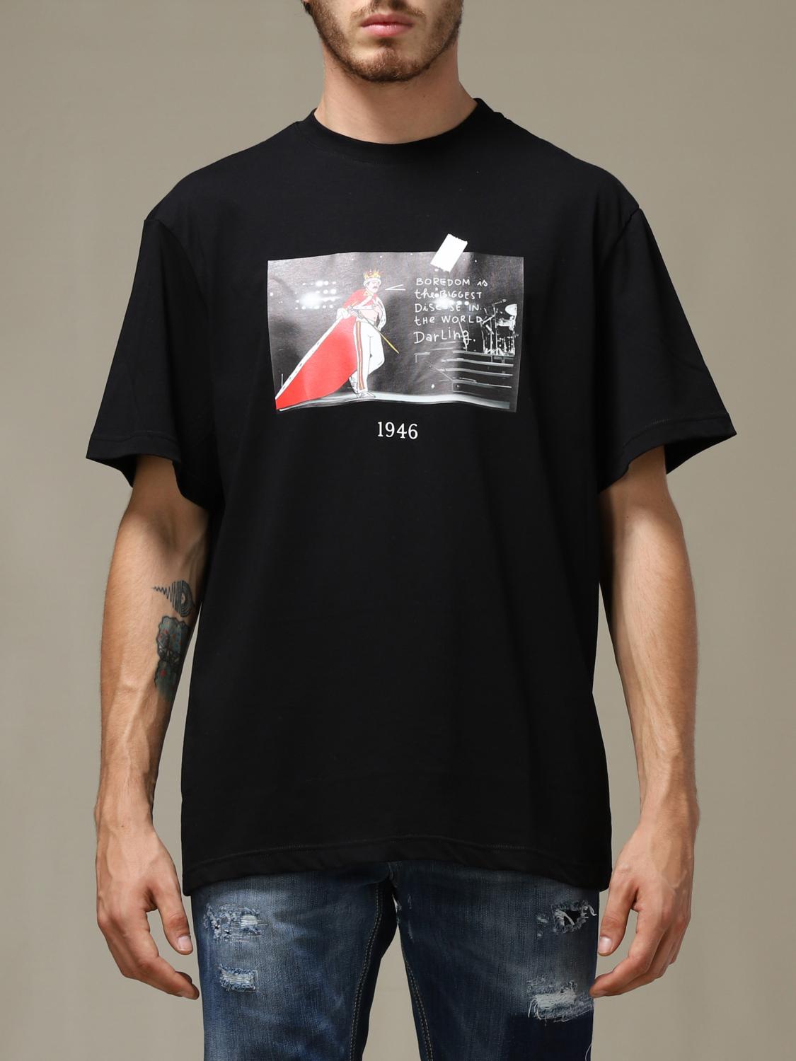 THROWBACK: T-shirt with Freddie print - Black | Throwback t-shirt ...