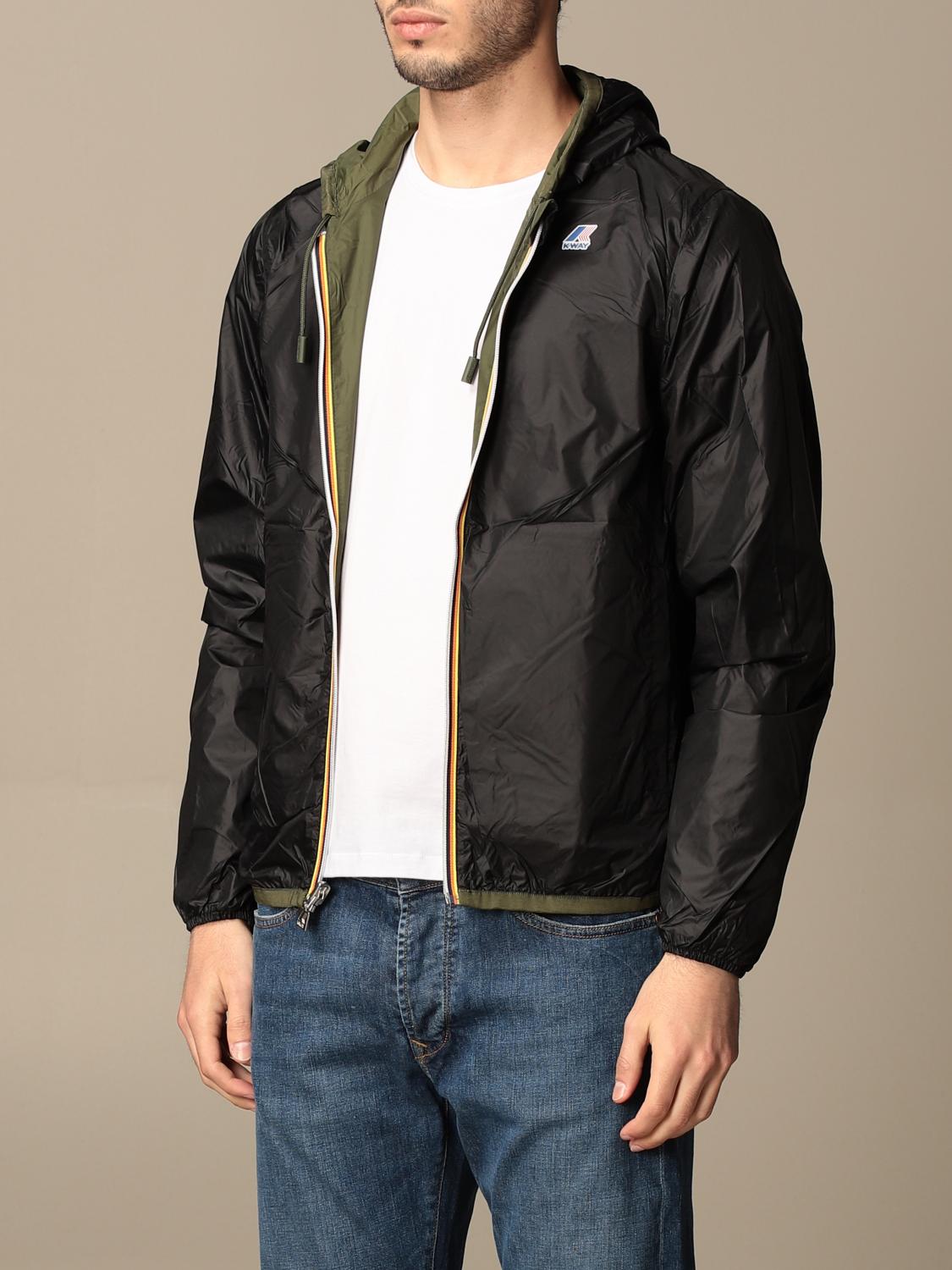 K-Way Coat men - Black | K002XP0 | GIGLIO.COM