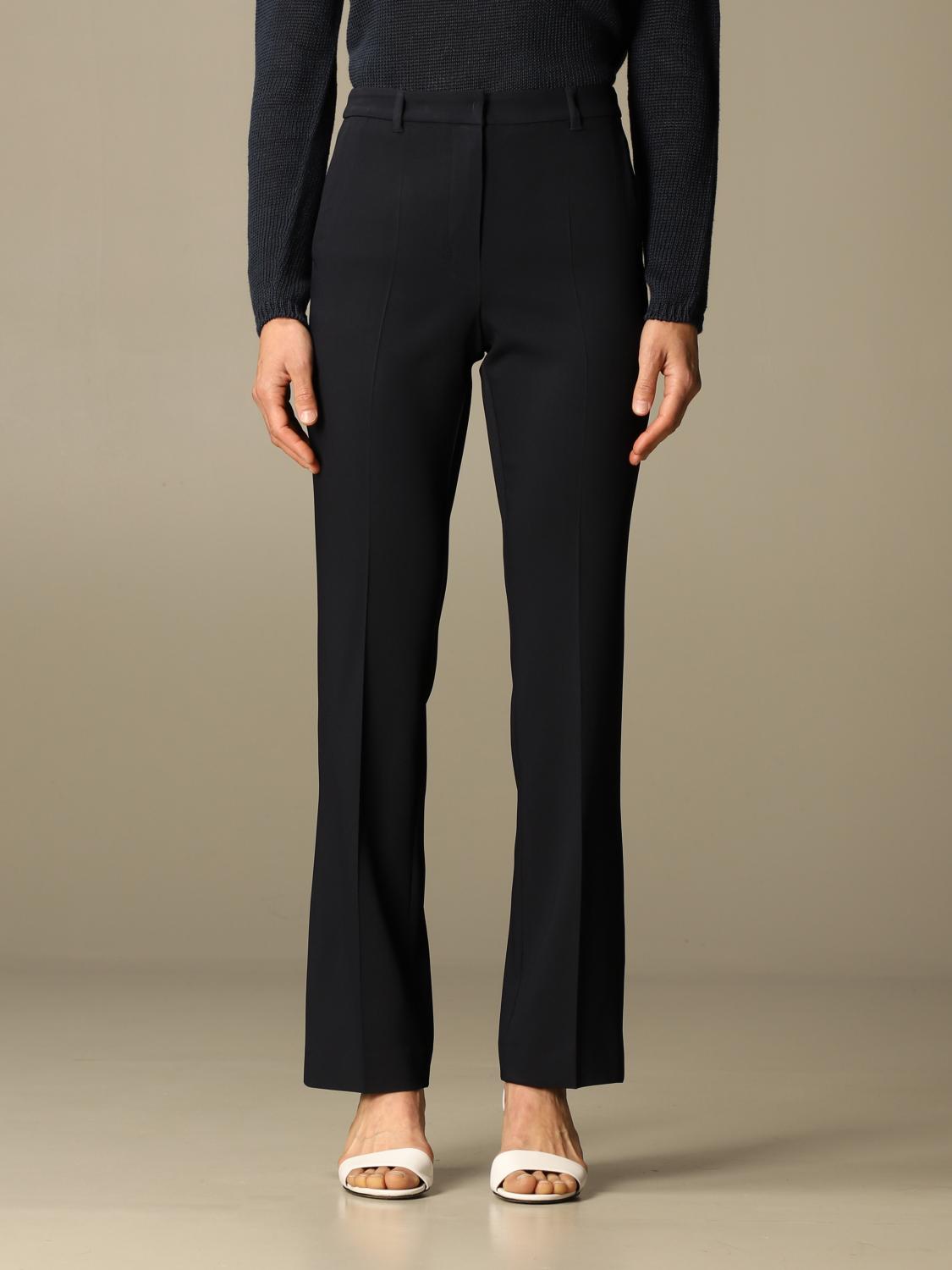'S Max Mara S Max Mara straight trousers - Blue | 91310811600 | GIGLIO.COM