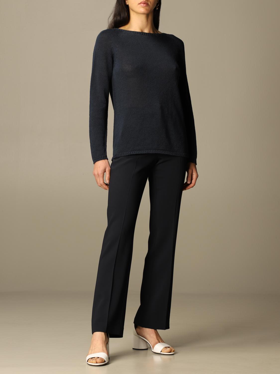 'S Max Mara S Max Mara straight trousers - Blue | 91310811600 | GIGLIO.COM