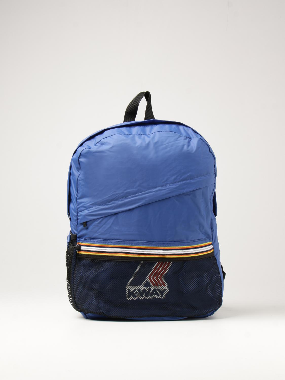 K-WAY: Backpack men - Royal Blue | K-Way backpack K006X60 online at ...