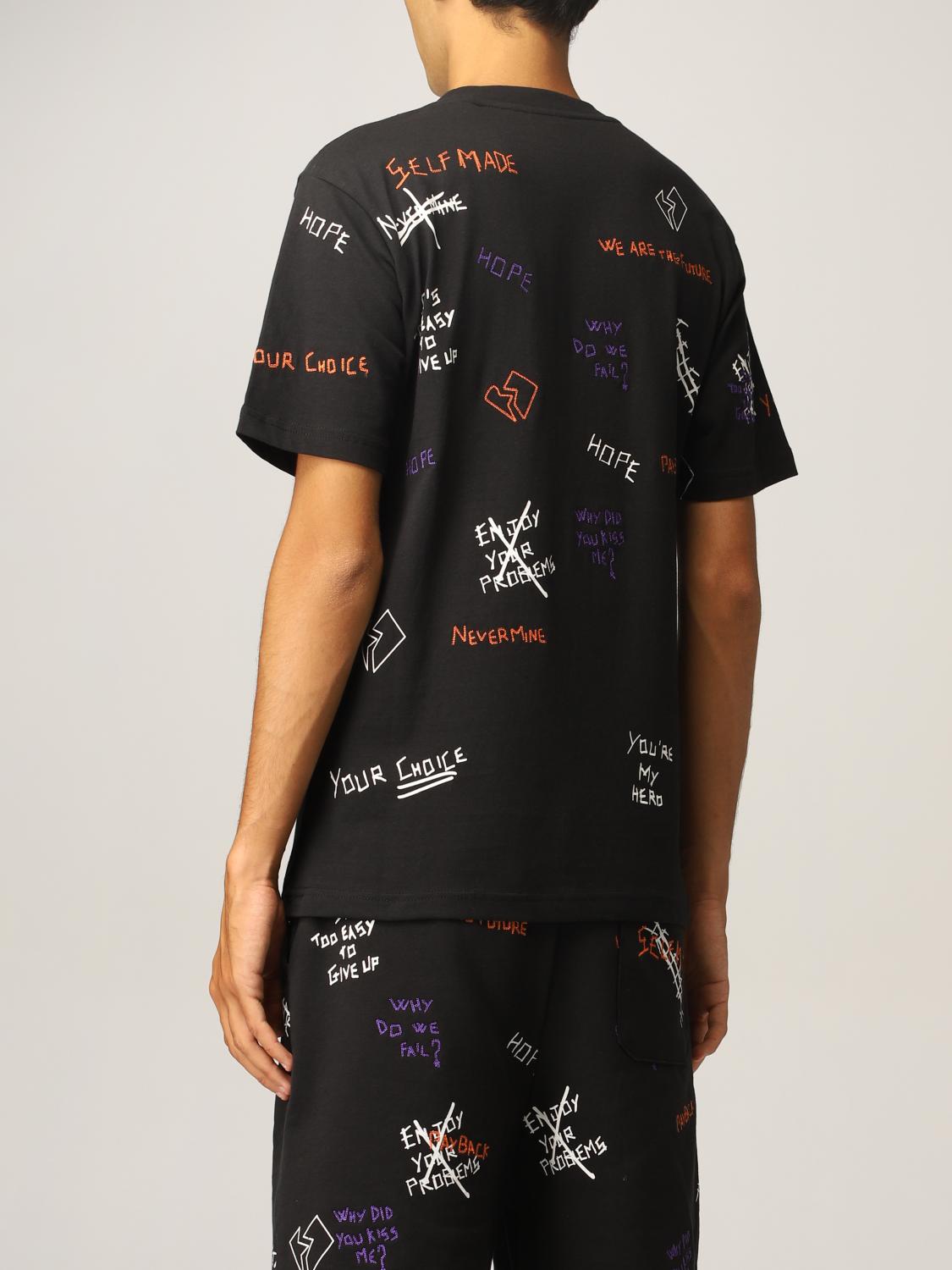 SELF MADE: T-shirt men - Black | Self Made t-shirt SM100_999 online at ...