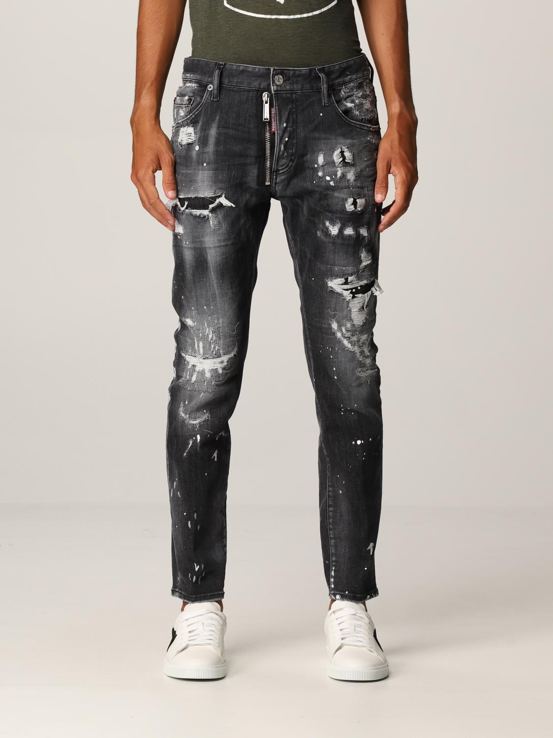 DSQUARED2: Herren Jeans - Schwarz | Dsquared2 Jeans S74LB0997S30503 online auf GIGLIO.COM