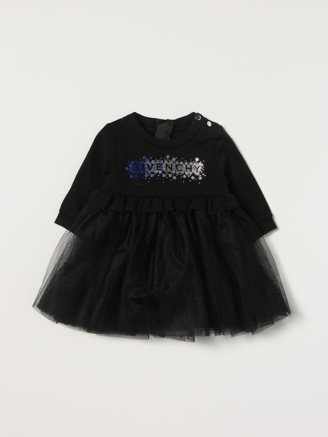 GIVENCHY: Romper kids - Black | Givenchy romper H02078 online at GIGLIO.COM