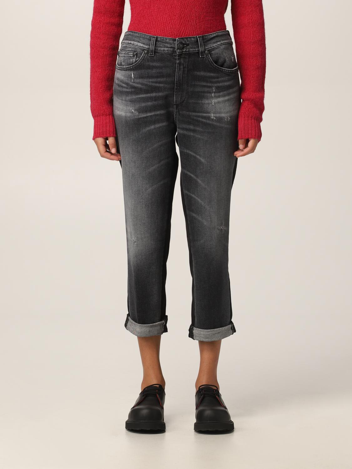 DONDUP: Pants women - Black | Dondup jeans DP604DS0215DBV3 online at ...