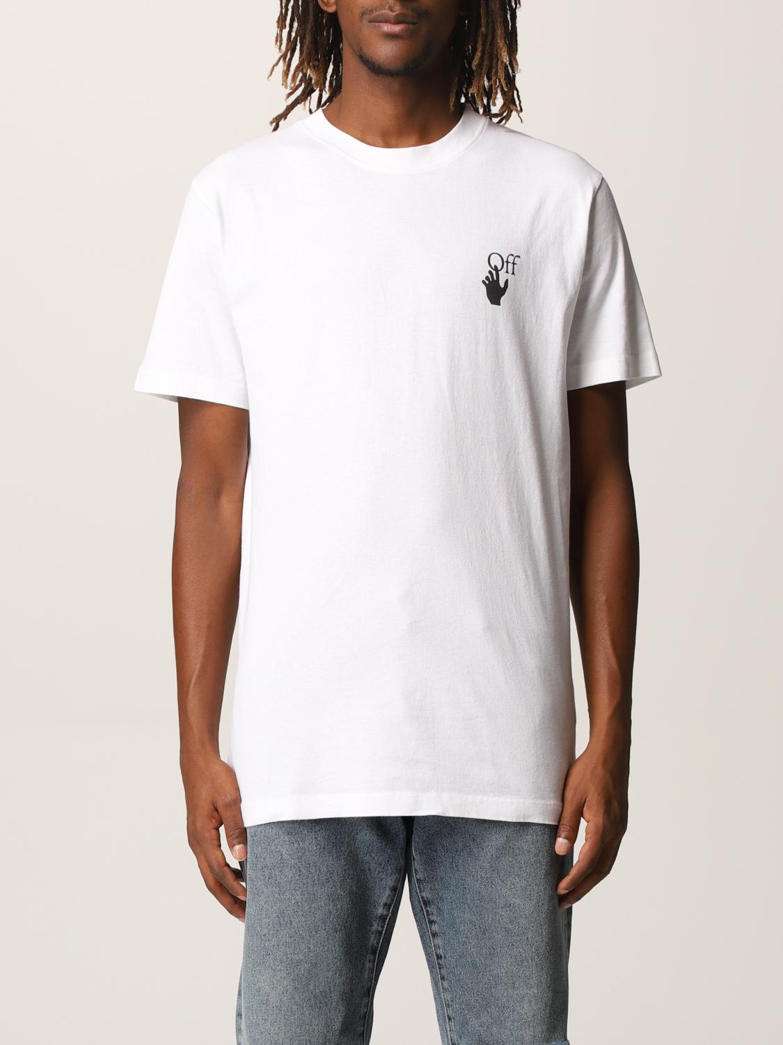 OFF-WHITE: T-shirt men Off White - White | Off-White t-shirt ...
