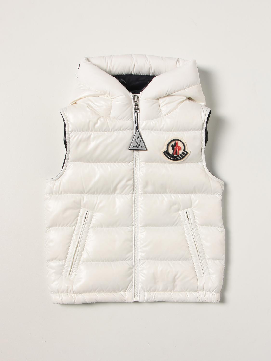 MONCLER：马甲 儿童 - 白色 | Moncler 马甲 1A52G2068950 在线就在GIGLIO.COM