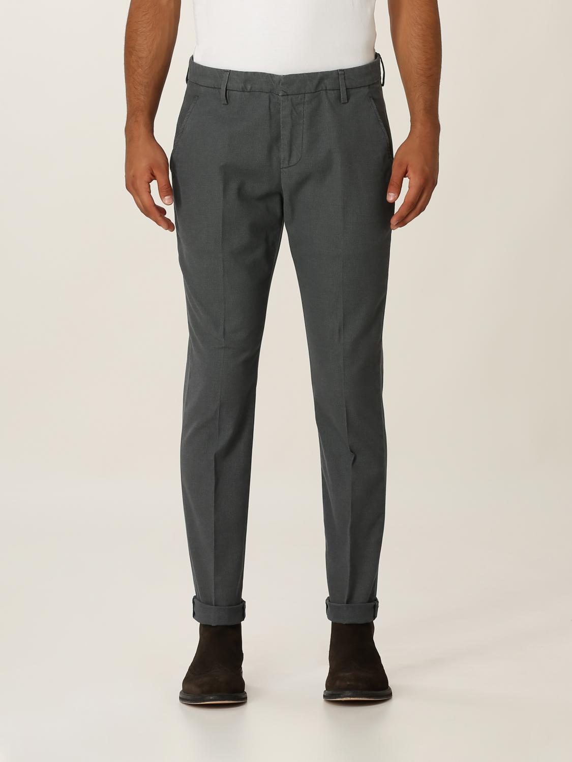 DONDUP: Pants men - Grey | Dondup pants UP235AS0057UPTD online at ...
