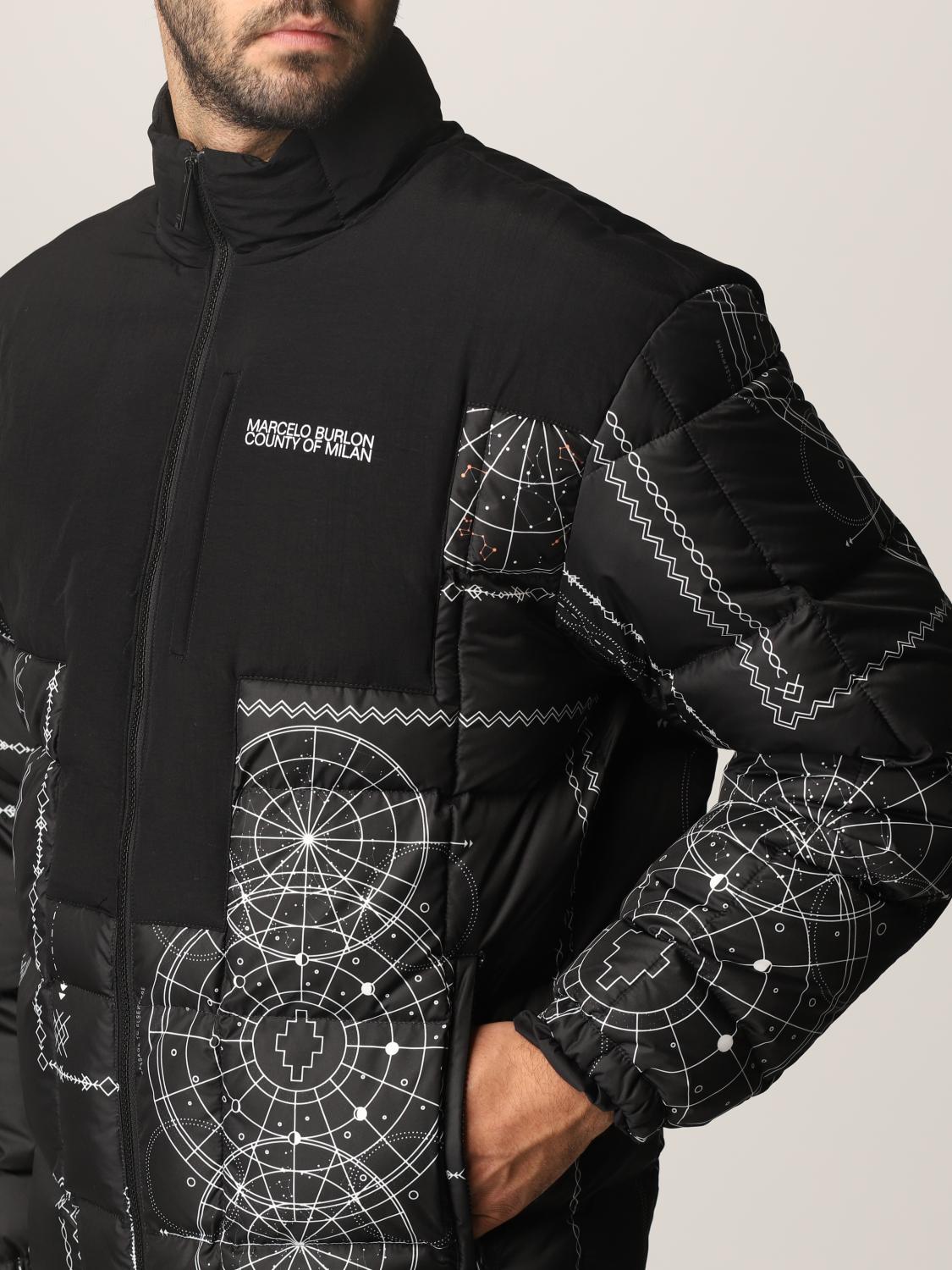 MARCELO BURLON: Jacket men - Black | Marcelo Burlon jacket MARCELO BURLON: Jacket men - Black | Marcelo Burlon jacket