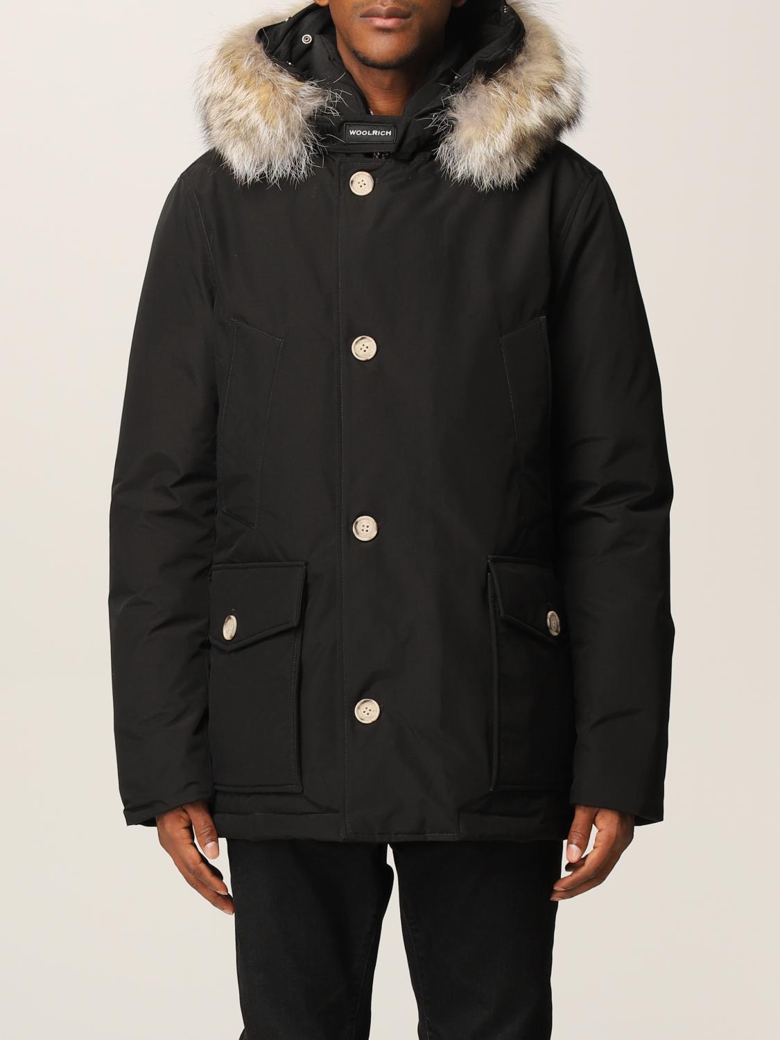 WOOLRICH: Jacket men - Black | Woolrich jacket CFWOOU048MRUT001 online ...