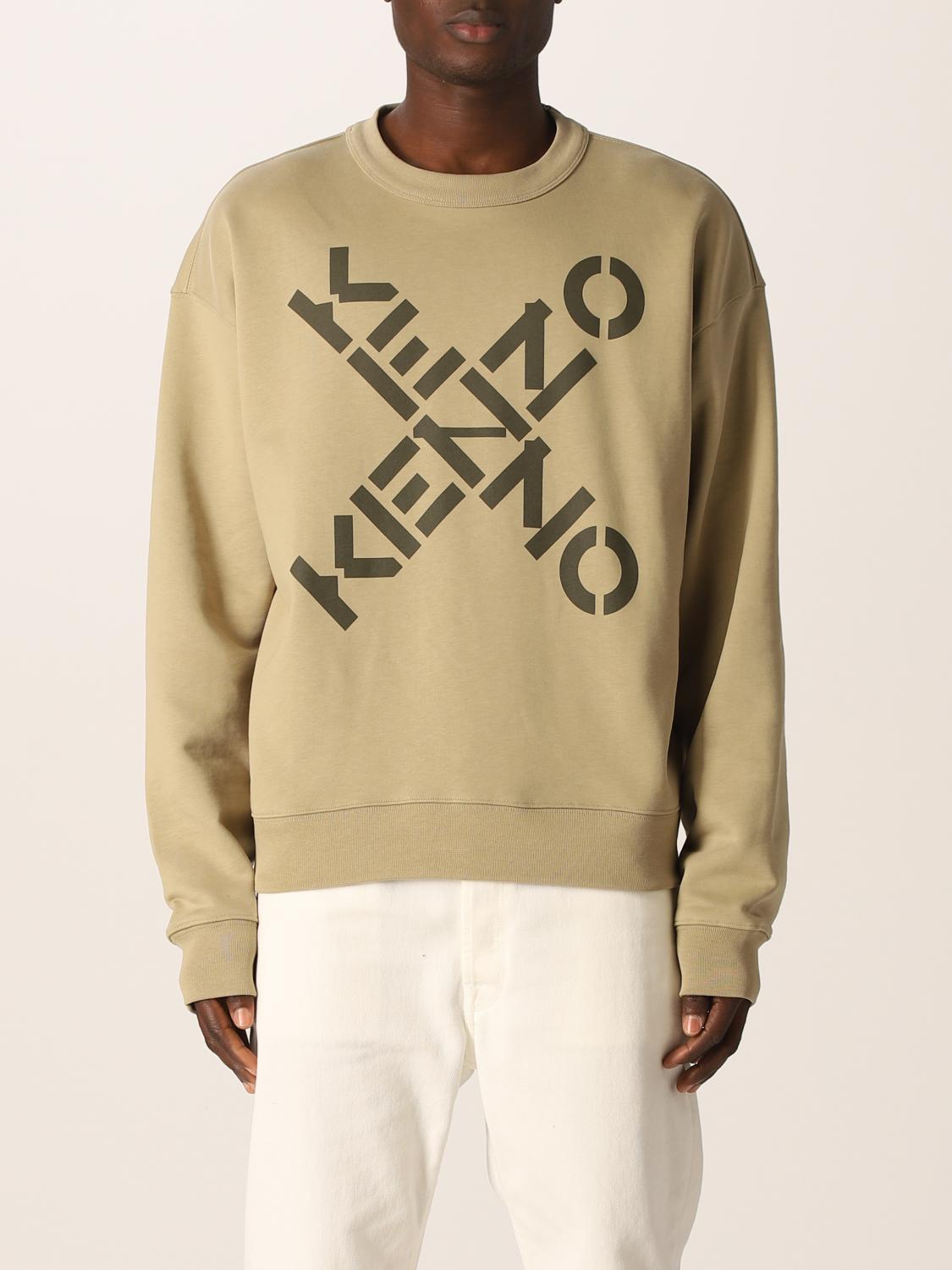 KENZO: Sudadera hombre , Rosa Pálido | Sudadera Kenzo FA65SW5214MS en ...