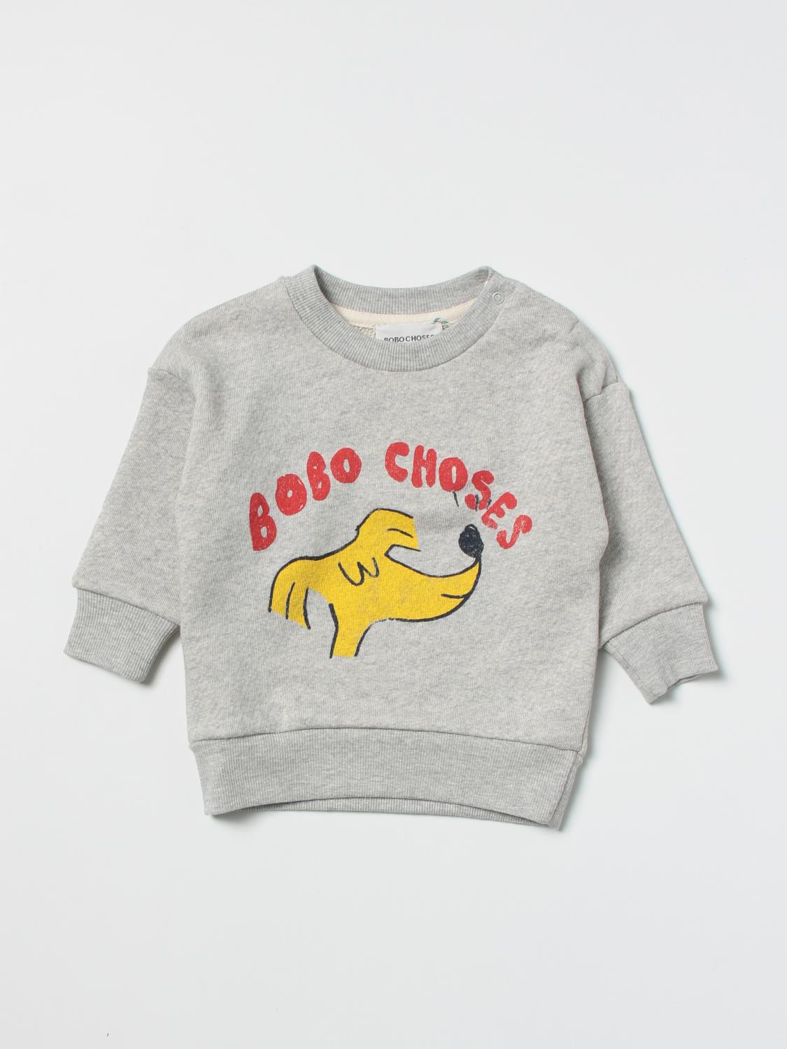 BOBO CHOSES: Sweater kids - Grey | Bobo Choses sweater 122AB029 online ...
