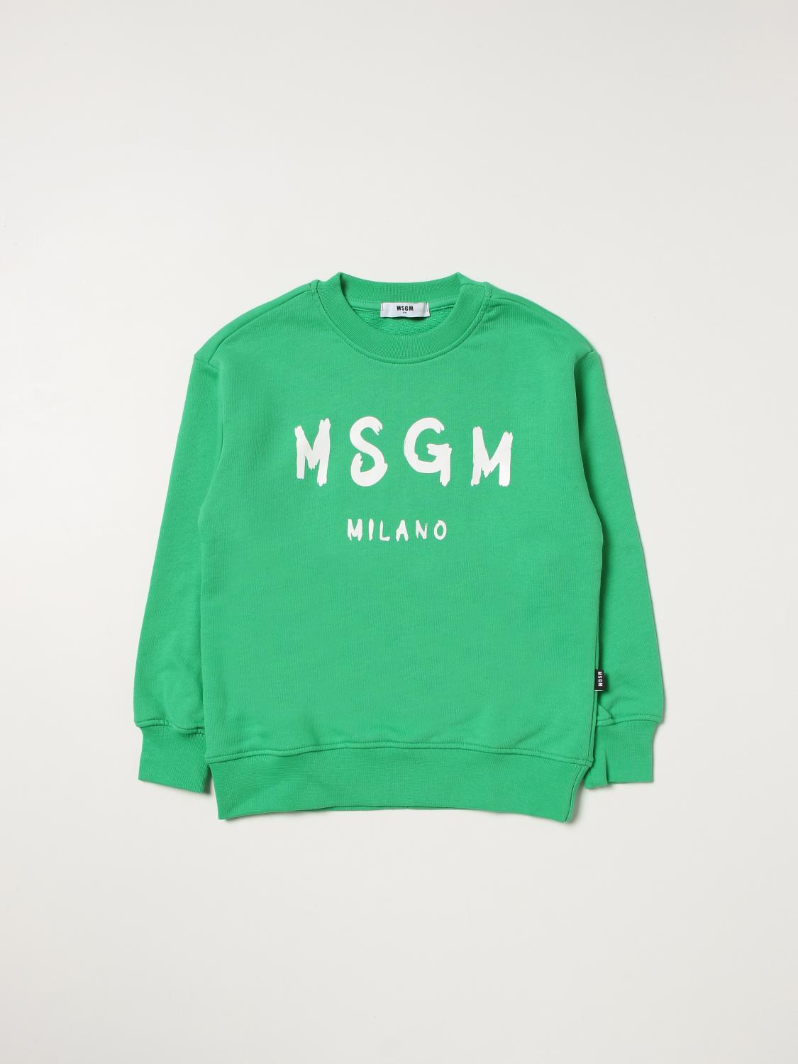 MSGM KIDS: Maglia bambino - Verde | Maglia MSGM Kids MS028733 online su GIGLIO.COM